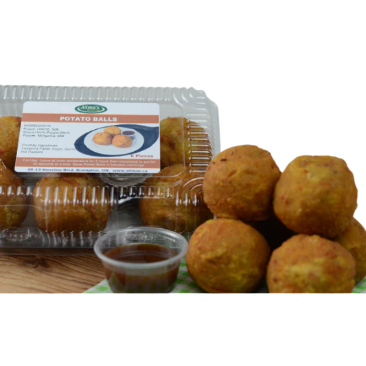 Potato Balls - 6 pieces (Sold Frozen) – Alima Foods Inc.