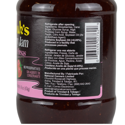 Strawberry Jam - Matouk's - 454g – Alima Foods Inc.