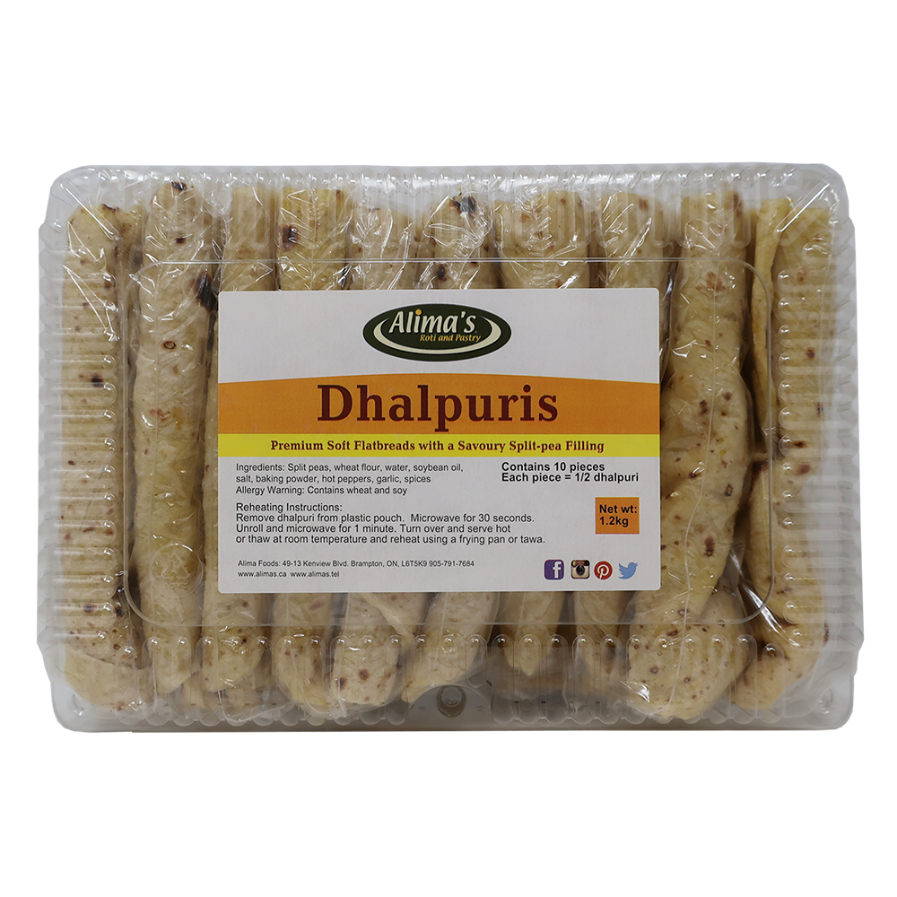 Dhalpuri Convenience Pack – Alima Foods Inc.