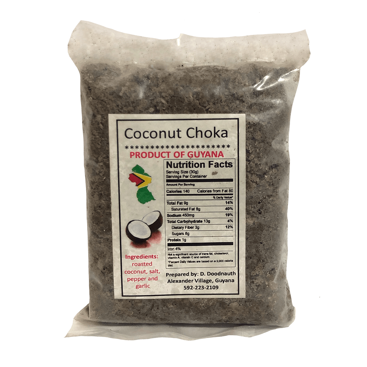 Coconut Choka (Approx 10 ozs) – Alima Foods Inc.