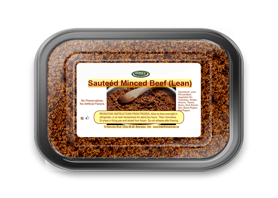 Sauteed Minced Beef (Lean) – Alima Foods Inc.