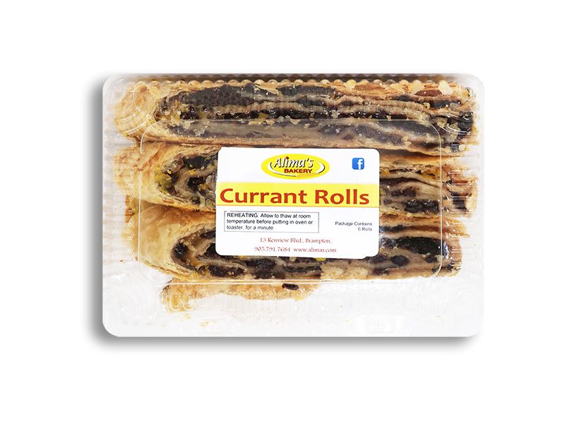 Currant Rolls - 6 Pieces (frozen) – Alima Foods Inc.